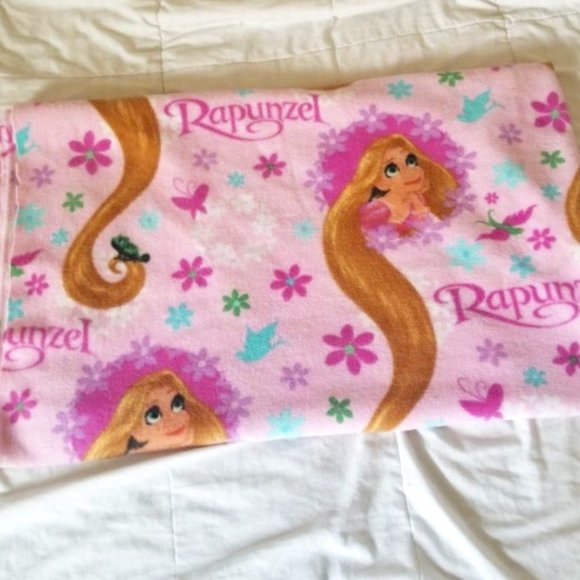 Disney | Bedding | Disney Tangled Rapunzel And Pascal Fleece Material ...